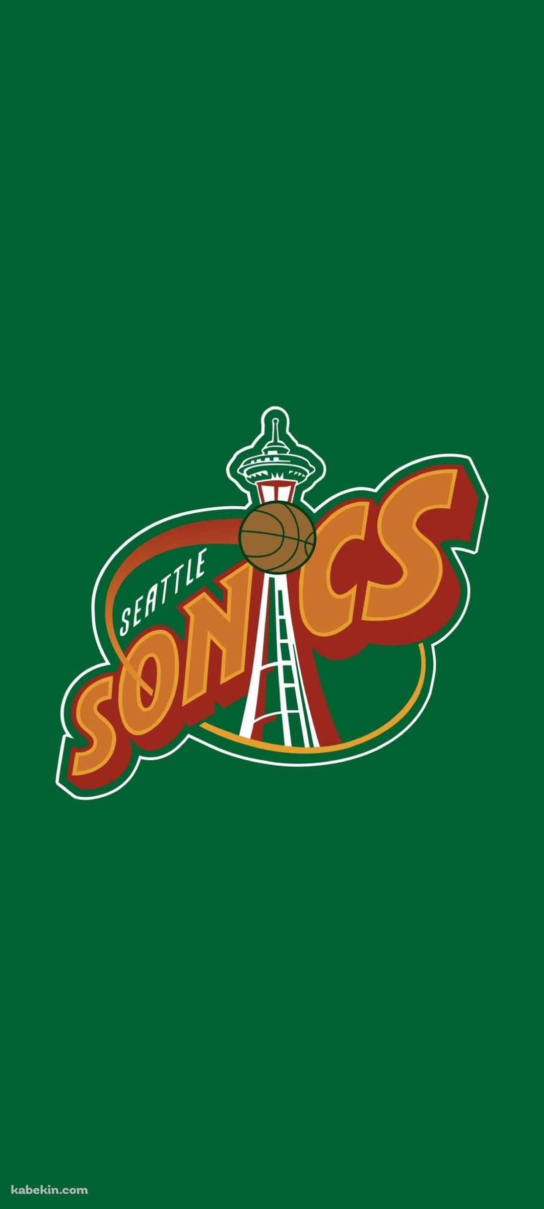 シアトル・スーパーソニックス / Seattle Supersonics / バスケットボールチームのAndroid用のスマホ壁紙(1080 ...