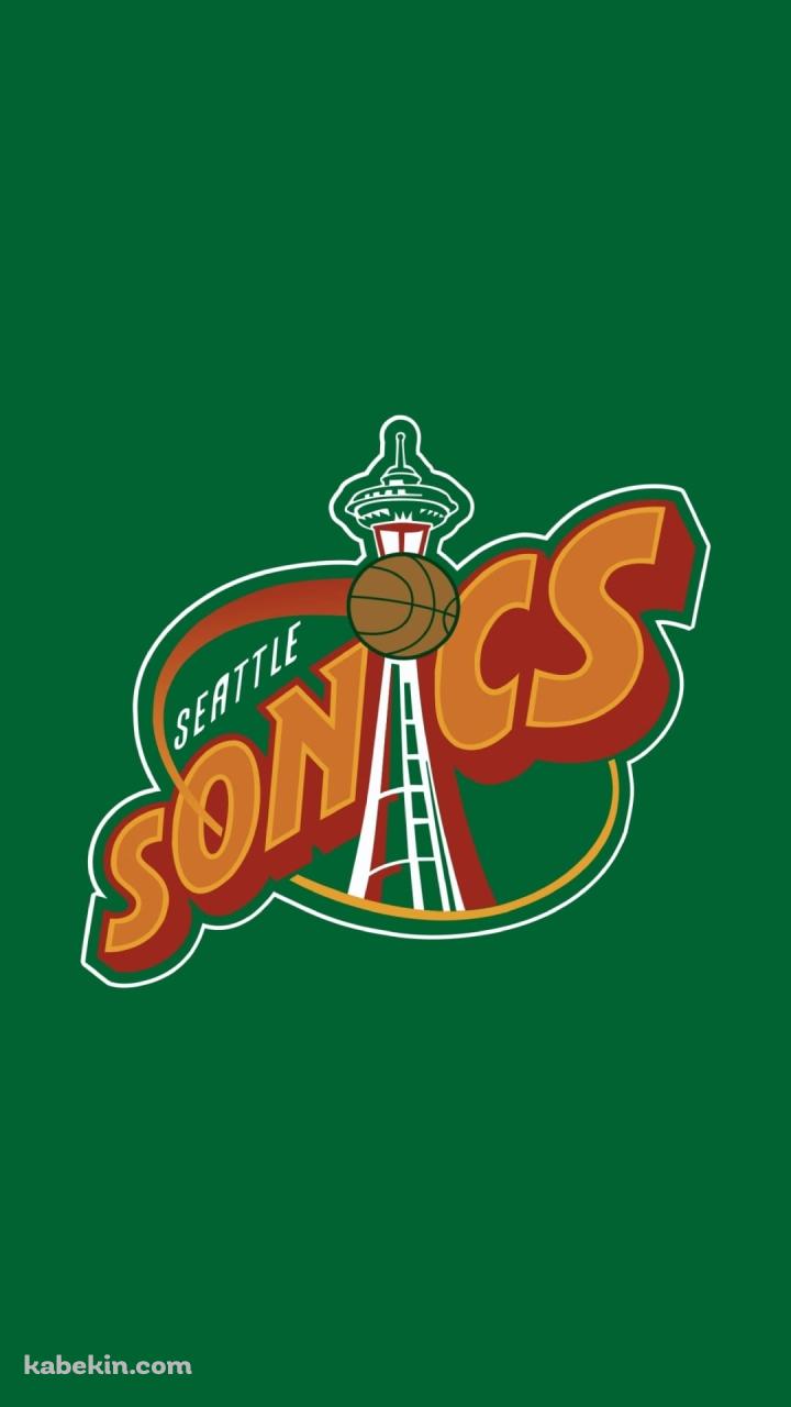 シアトル・スーパーソニックス / Seattle Supersonics / バスケットボールチームのAndroid用のスマホ壁紙(720 x ...