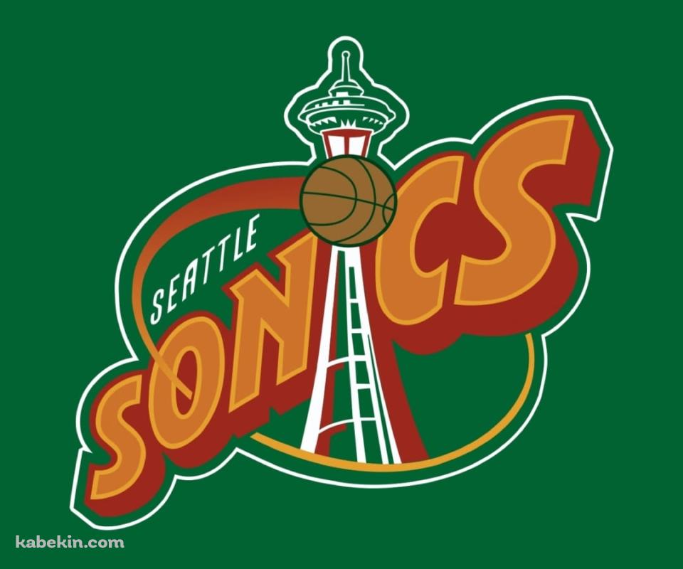 シアトル・スーパーソニックス / Seattle Supersonics / バスケットボールチームのAndroid用のスマホ壁紙(960 x ...