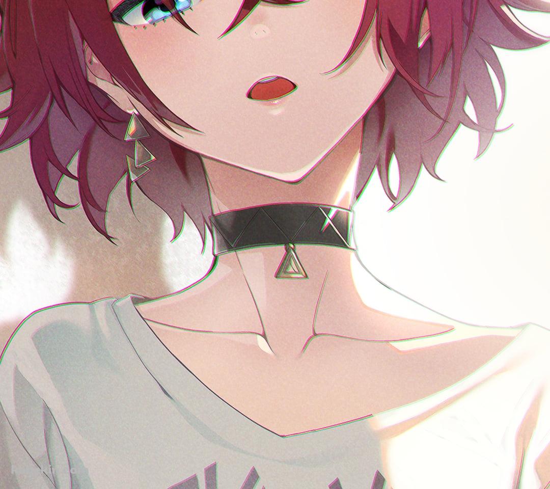 アンニュイな表情でこちらを見つめるアンジュ・カトリーナ / にじさんじ / バーチャルYouTuber / VtuberのAndroid用の ...