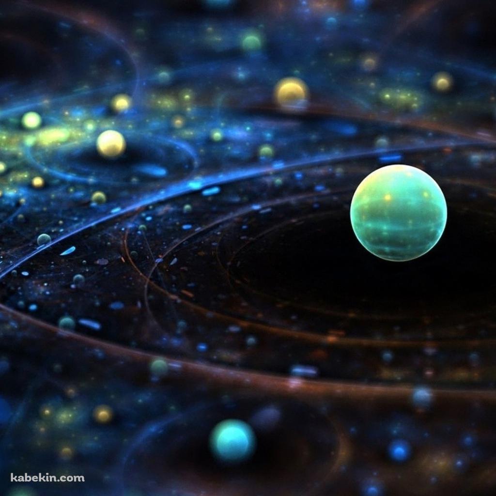 宇宙の惑星(1024x1024px)のデスクトップPC用の壁紙 | 高画質 | 壁紙キングダム