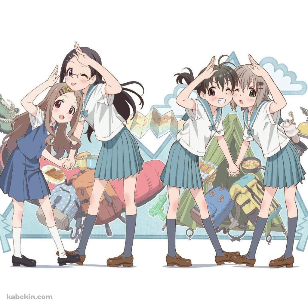 ヤマノススメ(1024x1024px)のデスクトップPC用の壁紙 | 高画質 | 壁紙キングダム