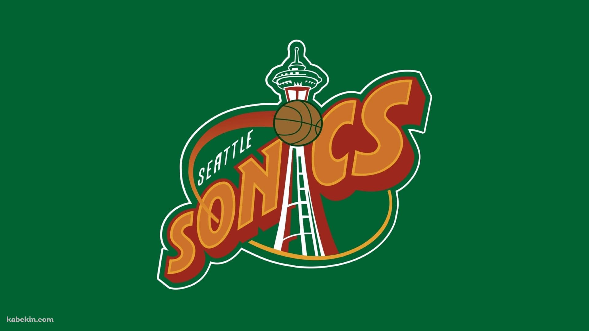 シアトル・スーパーソニックス / Seattle Supersonics / バスケットボールチーム(1920x1080px)のデスクトップ ...