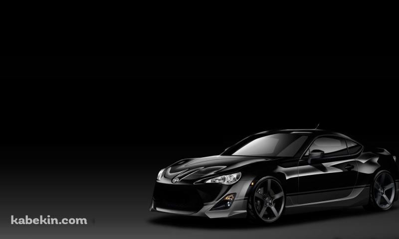 トヨタ 86 黒 / TOYOTA 86 BLACK(800x480px)のデスクトップPC用の壁紙 | 高画質 | 壁紙キングダム