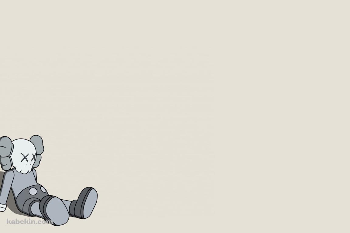 床に座るカウズ / Sit Down KAWS(1152x768px)のデスクトップPC用の壁紙 | 高画質 | 壁紙キングダム