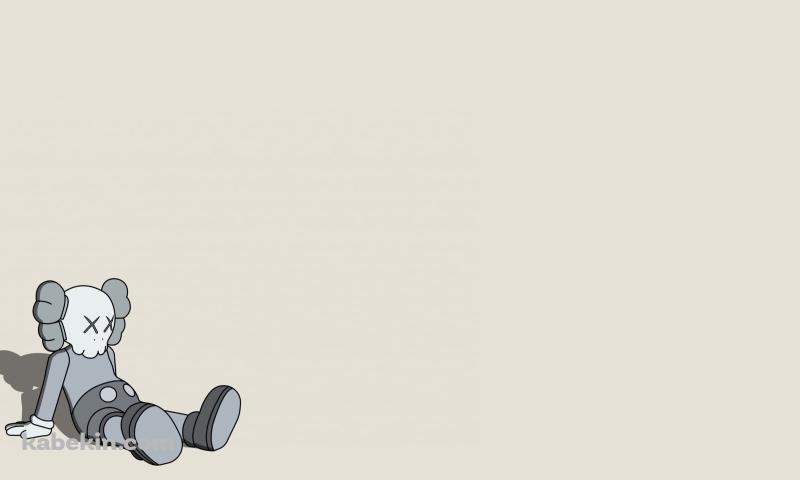 床に座るカウズ / Sit Down KAWS(800x480px)のデスクトップPC用の壁紙 | 高画質 | 壁紙キングダム